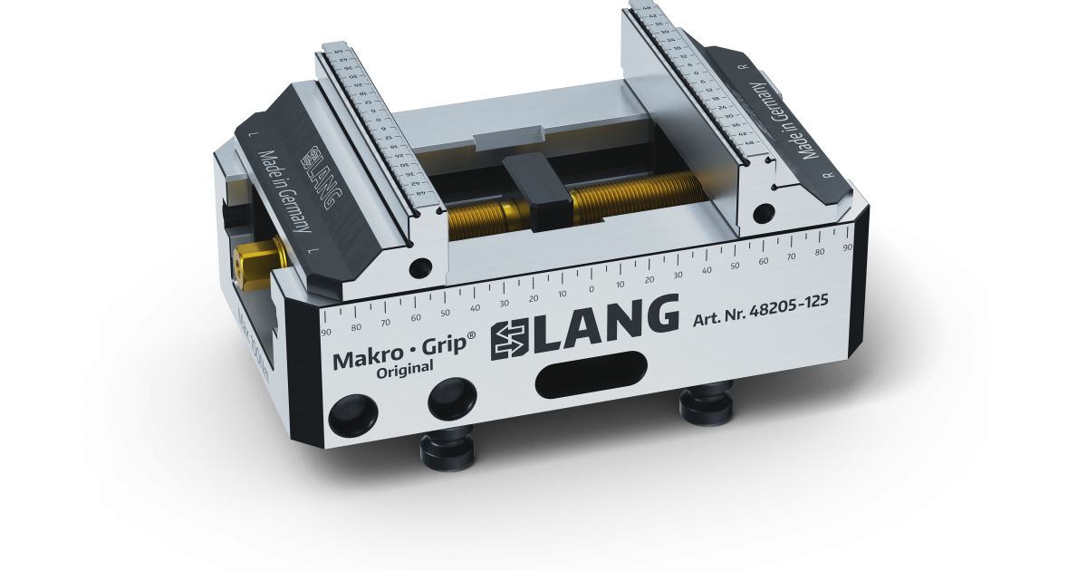 48205-125: Makro•Grip® 125 5-Axis Vise jaw width 125 mm clamping range ...